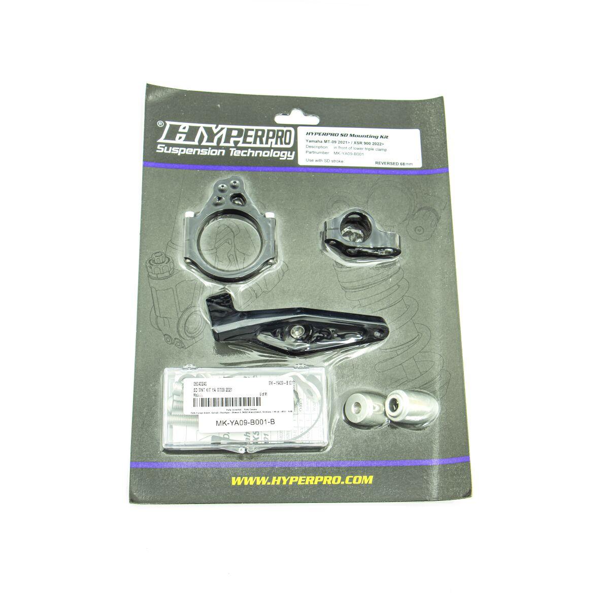 Hyperpro Steering Damper Mounting Kit For Yamaha MT-09 2021-2022 - Bla – Ghostbikes