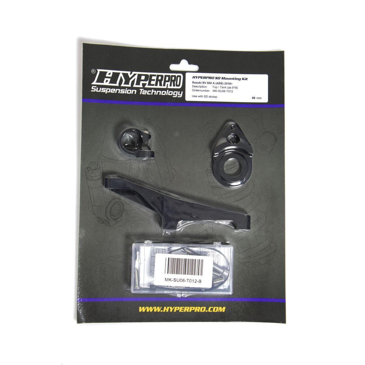 Hyperpro Steering Damper Mounting Kit For Suzuki SV 650 2016-2024 - Bl – Ghostbikes