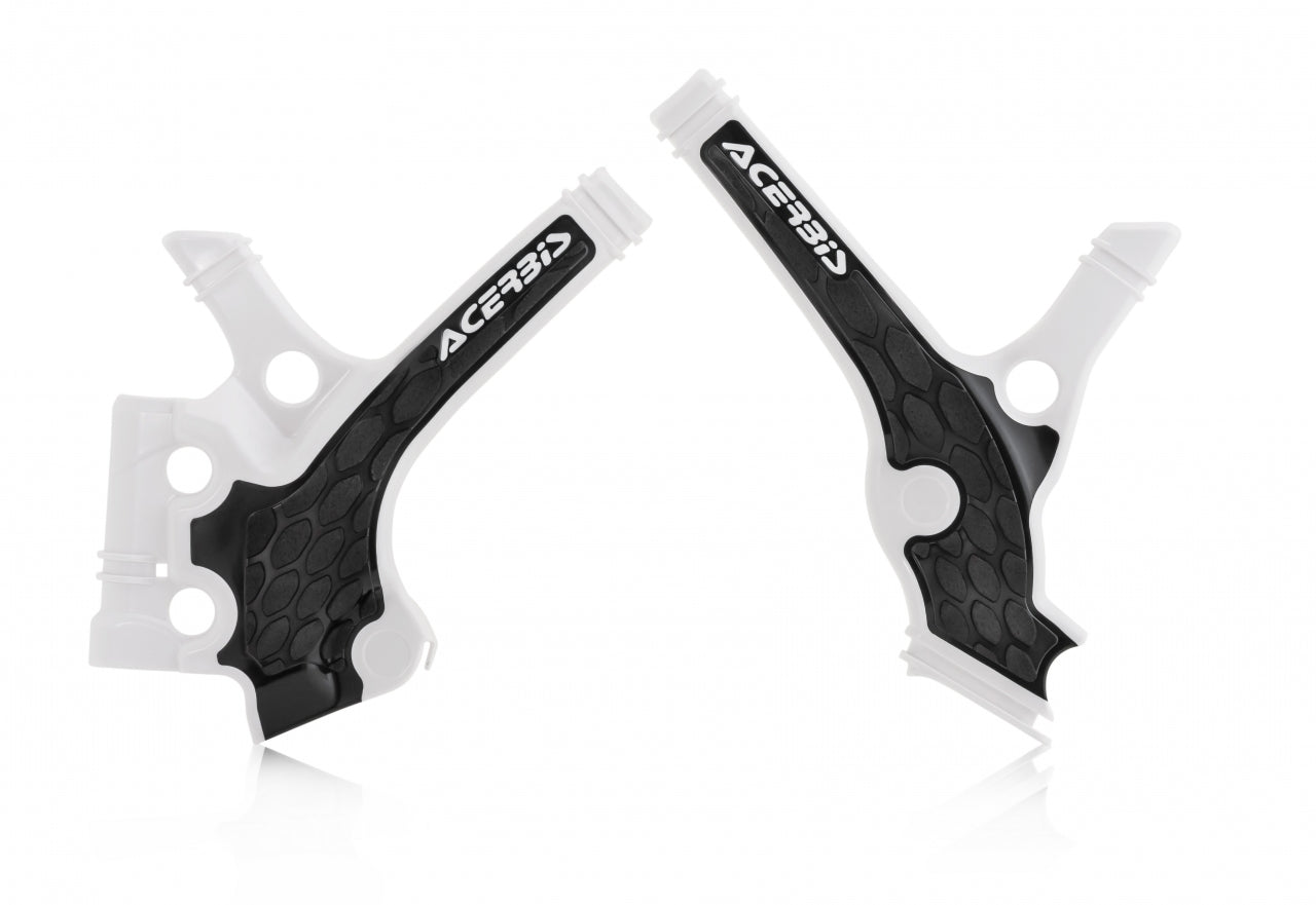 Acerbis X-Grip Frame Guards - Yamaha YZ85 2019-21 - White/ Black ...