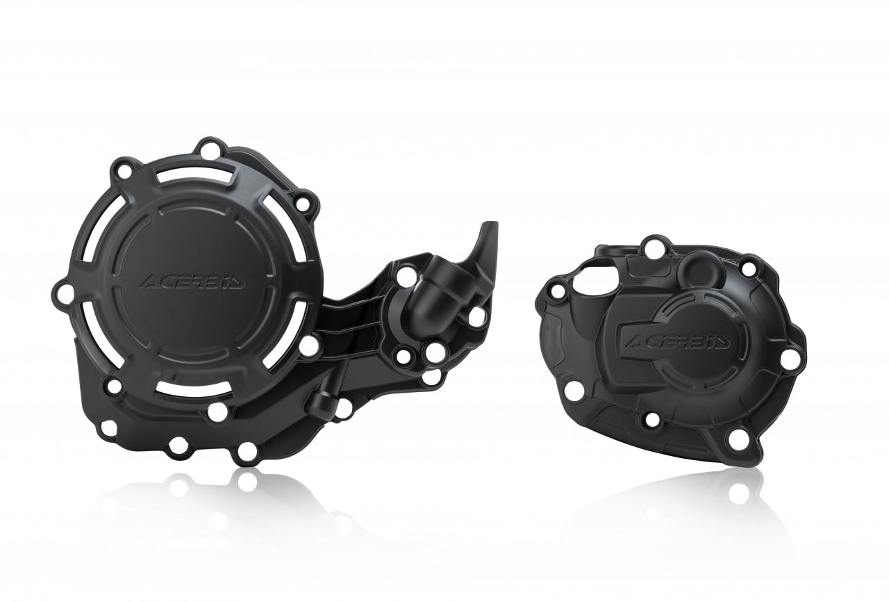 Acerbis X-Power Engine Cover Kit - Yamaha YZF450 2018-2022 - Black ...