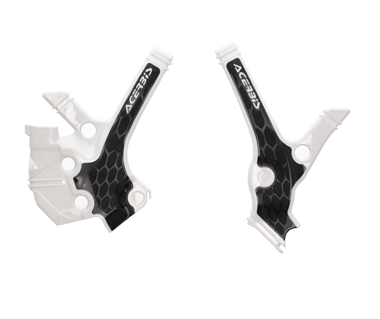 Acerbis X-Grip Frame Guards - Yamaha YZ85 2022-2025 - White/Black ...
