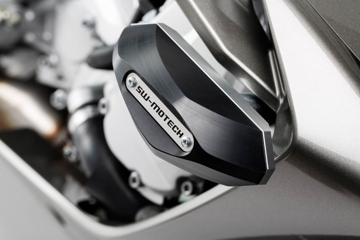 SW Motech Frame Sliders - Yamaha FJR 1300 2006-2015 - Black/Silver ...