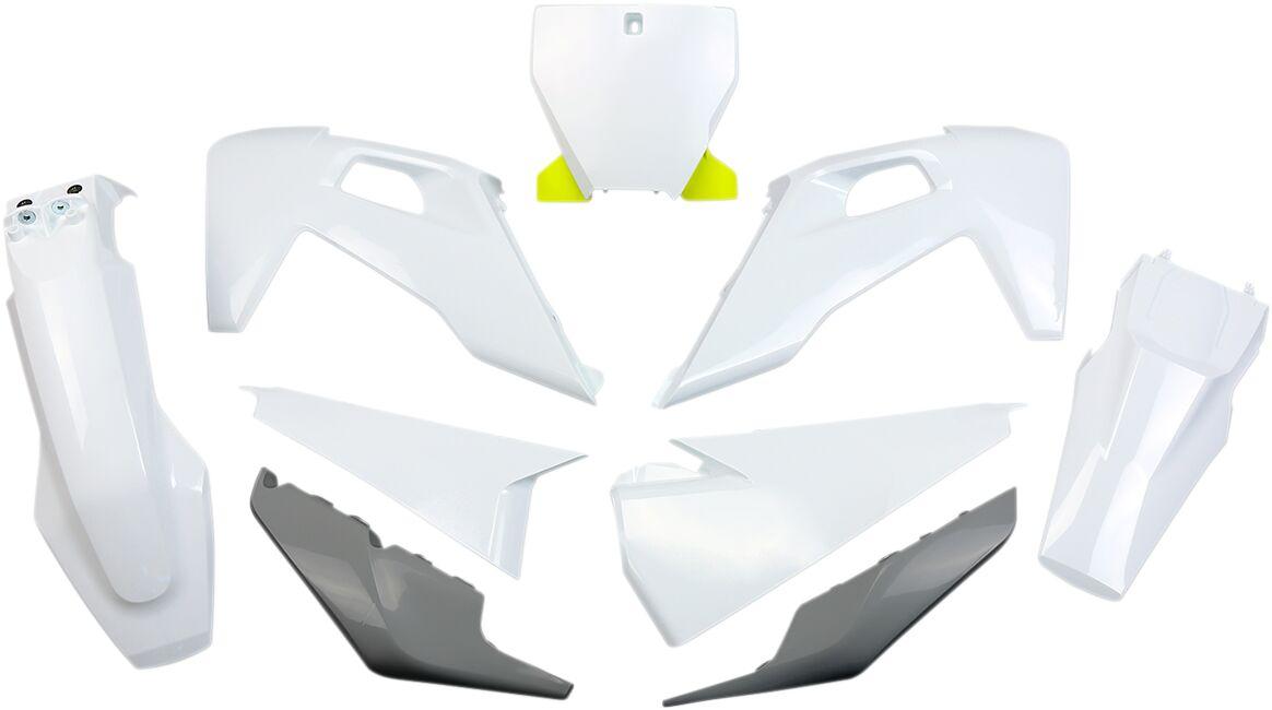 UFO Plastics Kit For Husqvarna FC250 2019-2022 - Grey OEM 2020 White Y ...
