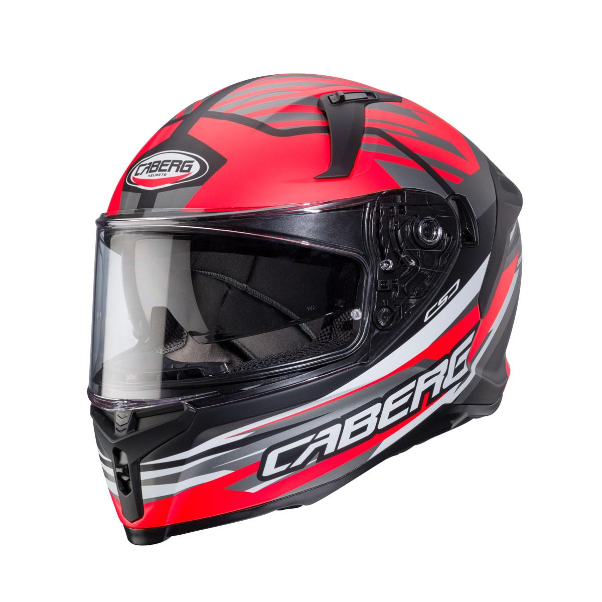 Caberg Avalon X Kira Matt Black Grey Red Full Face Motorcycle Helmet H ...