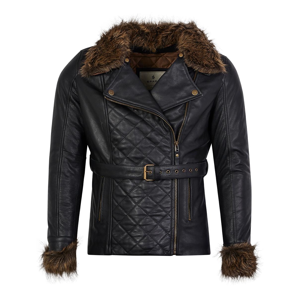 Spada Lancer Leather CE Ladies Jacket Black – Ghostbikes