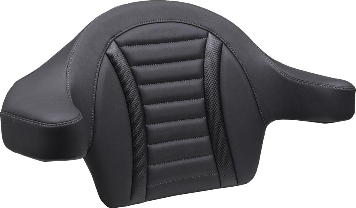 Mustang Deluxe Touring Extended Passenger Arm Backrest For Harley Davi ...