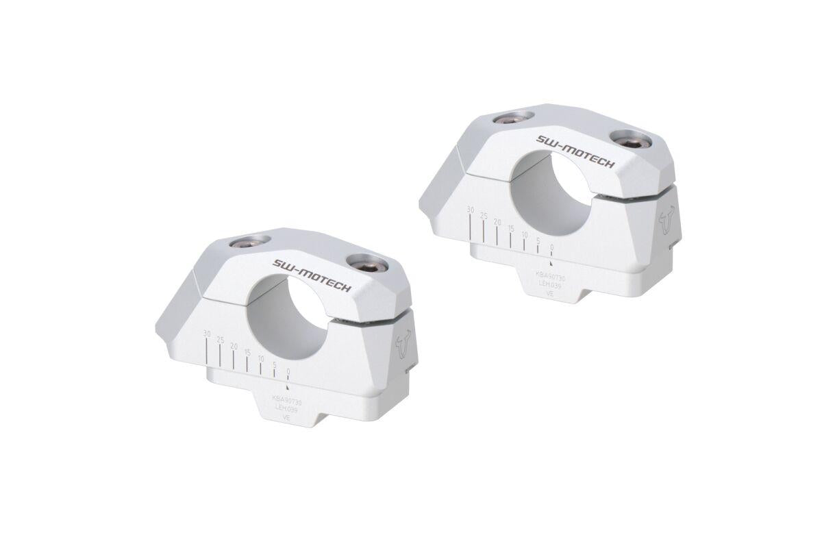 SW Motech Bar Back Handlebar Riser Kit variable for Ã 28 handlebars Fo ...