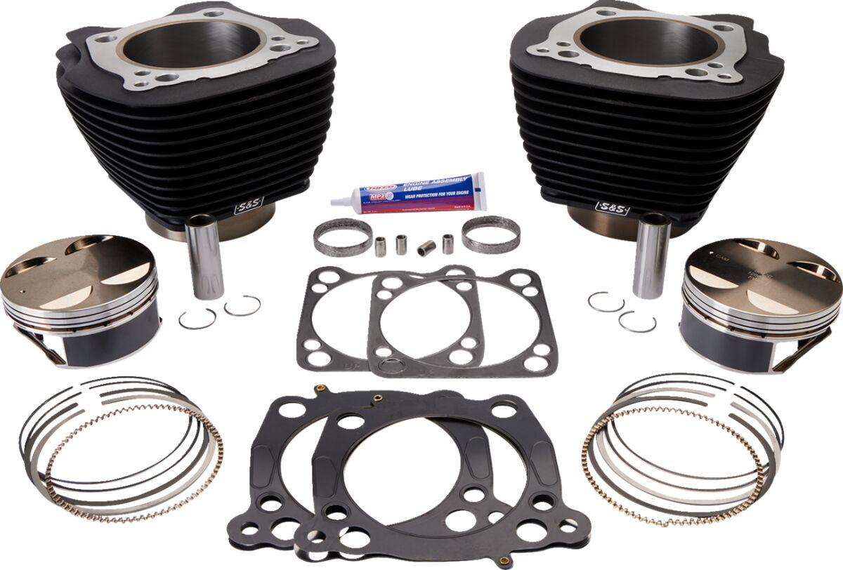 S&S Cycle Big Bore Cylinder Kit For Harley Davidson FLDE 1750 2018-201 ...