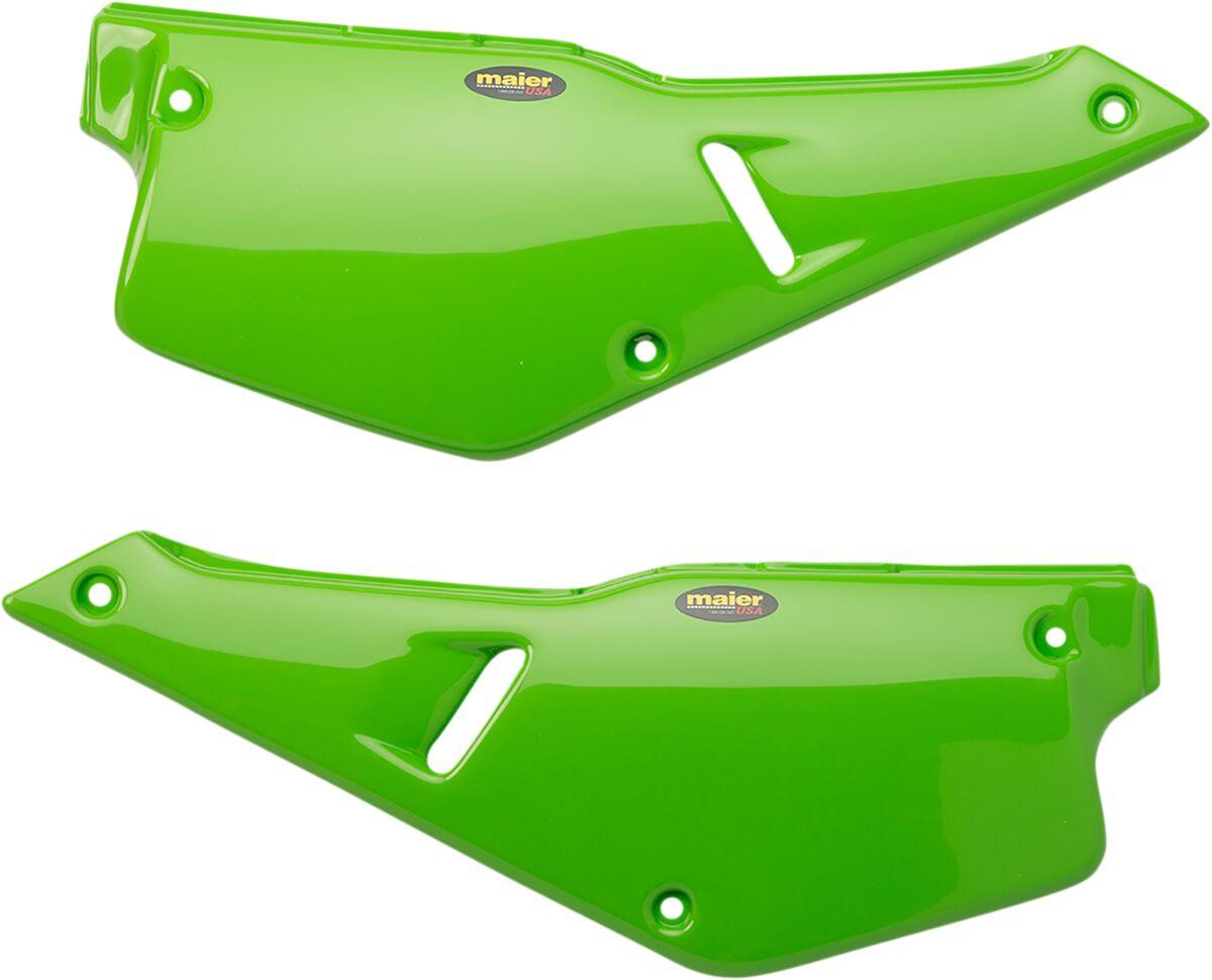 Maier Side Panels For Kawasaki KLR650 1987-2003 - Green – Ghostbikes
