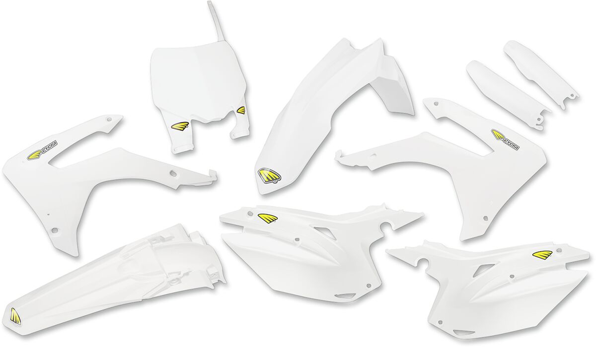 Cycra Powerflow Plastics Kit - Honda CRF450R 2013-2016 - White – Ghostbikes
