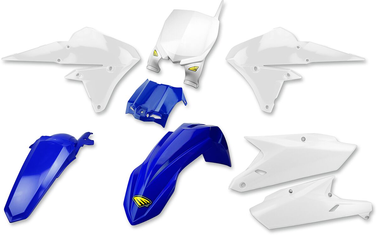 Cycra Powerflow Plastics Kit - Yamaha YZF250 2014-2018 - Blue/White ...