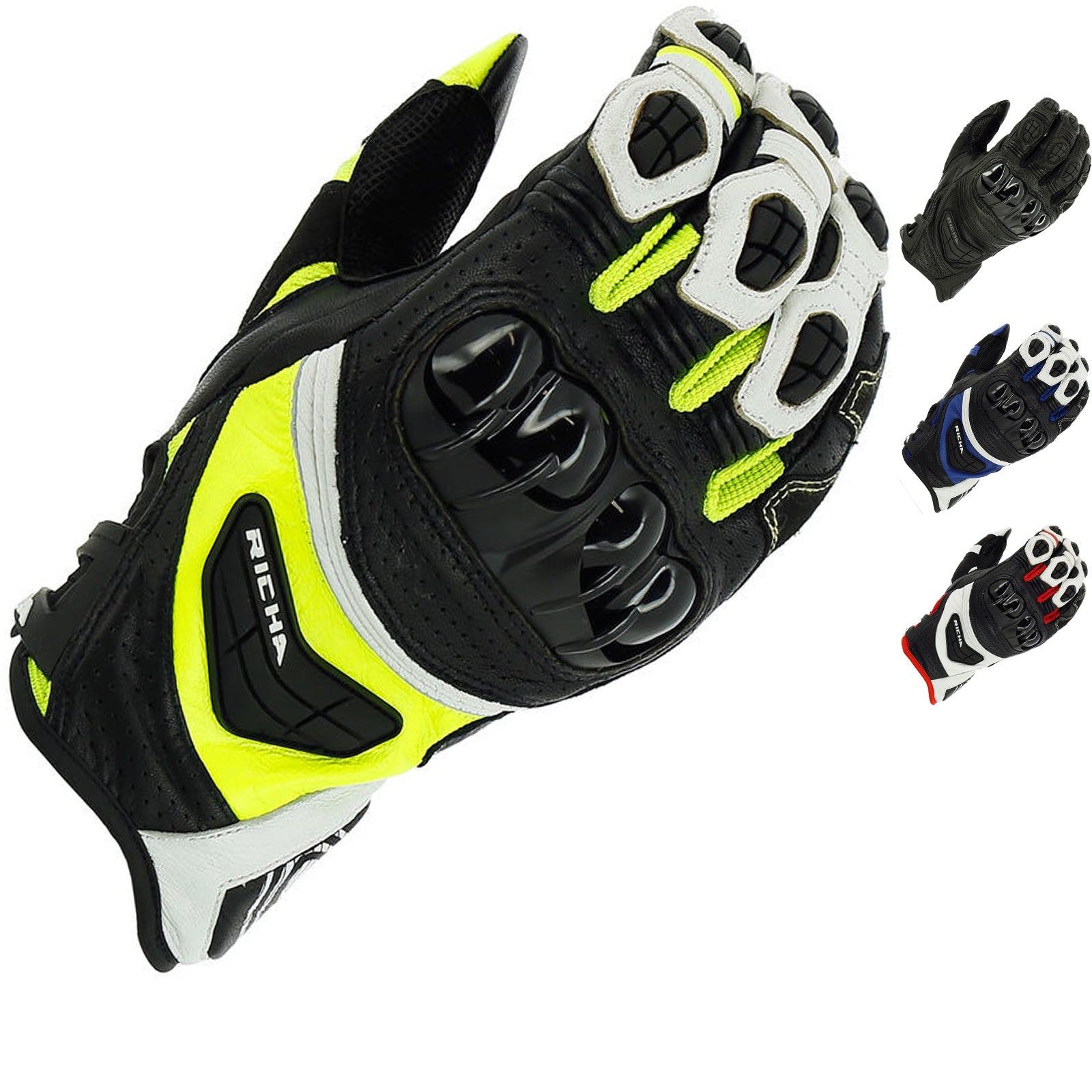 Richa Stealth Evo Leather Motorcycle Gloves – Ghostbikes