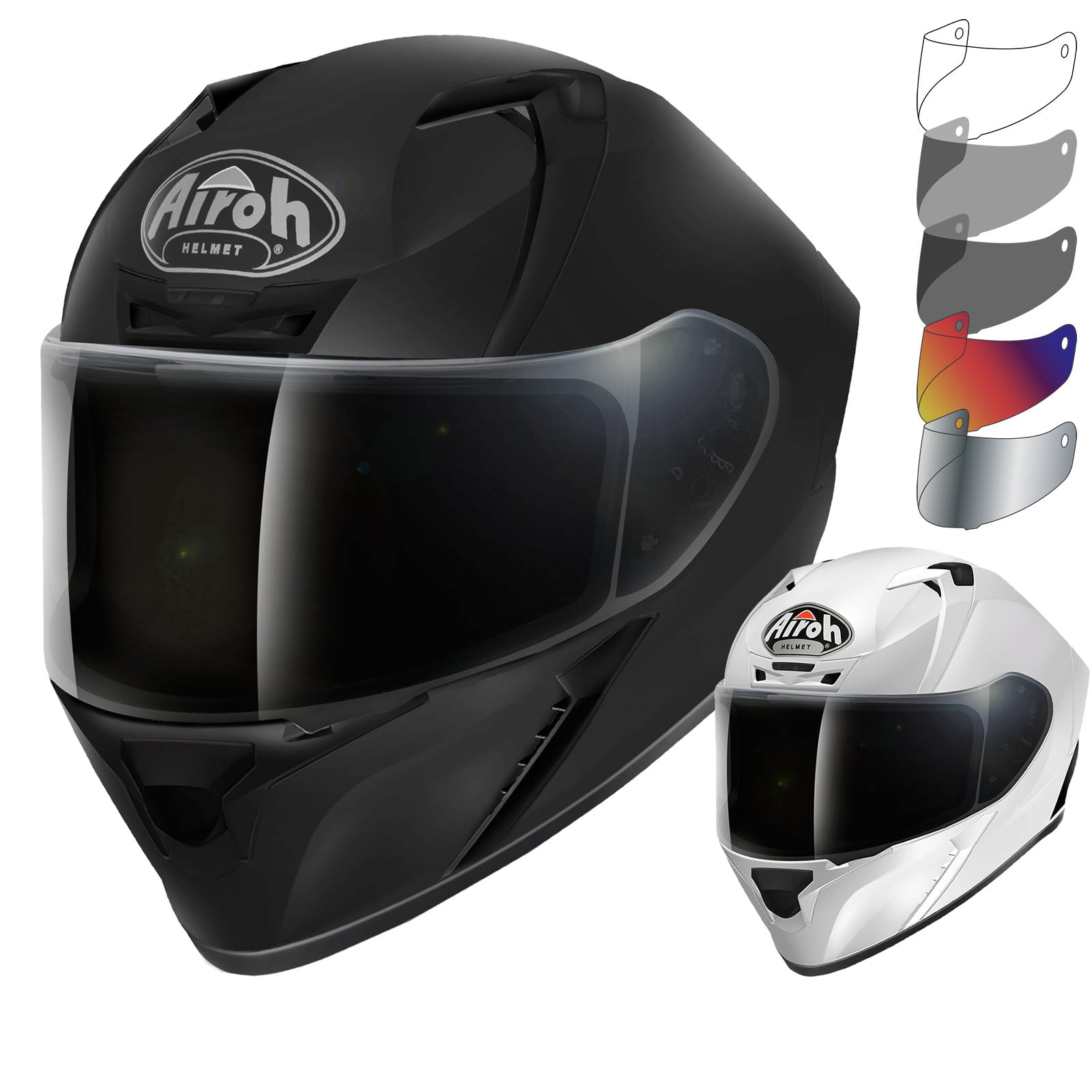 Airoh Valor Color Motorcycle Helmet & Visor – Ghostbikes