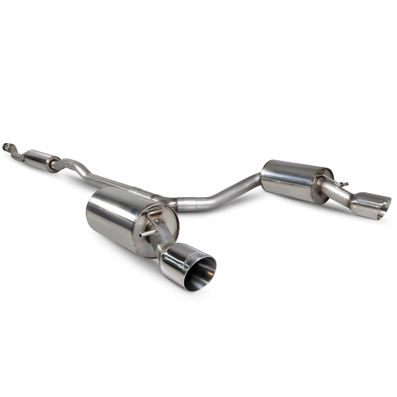 Scorpion Car Exhaust Cat-Back System (Resonated) Polished Daytona - Mi ...