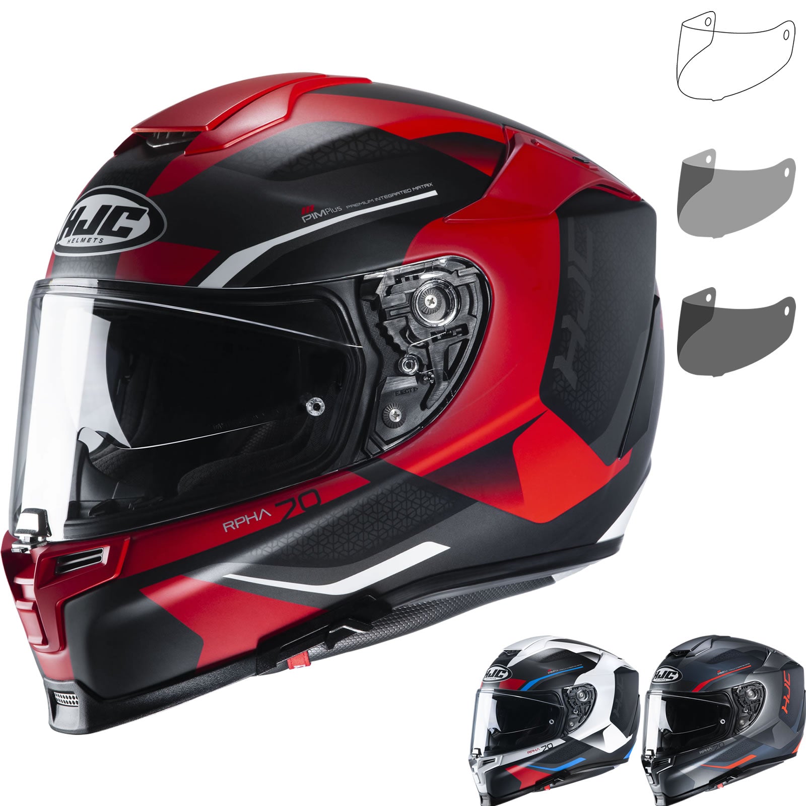 HJC RPHA 70 Kosis Motorcycle Helmet & Visor – Ghostbikes