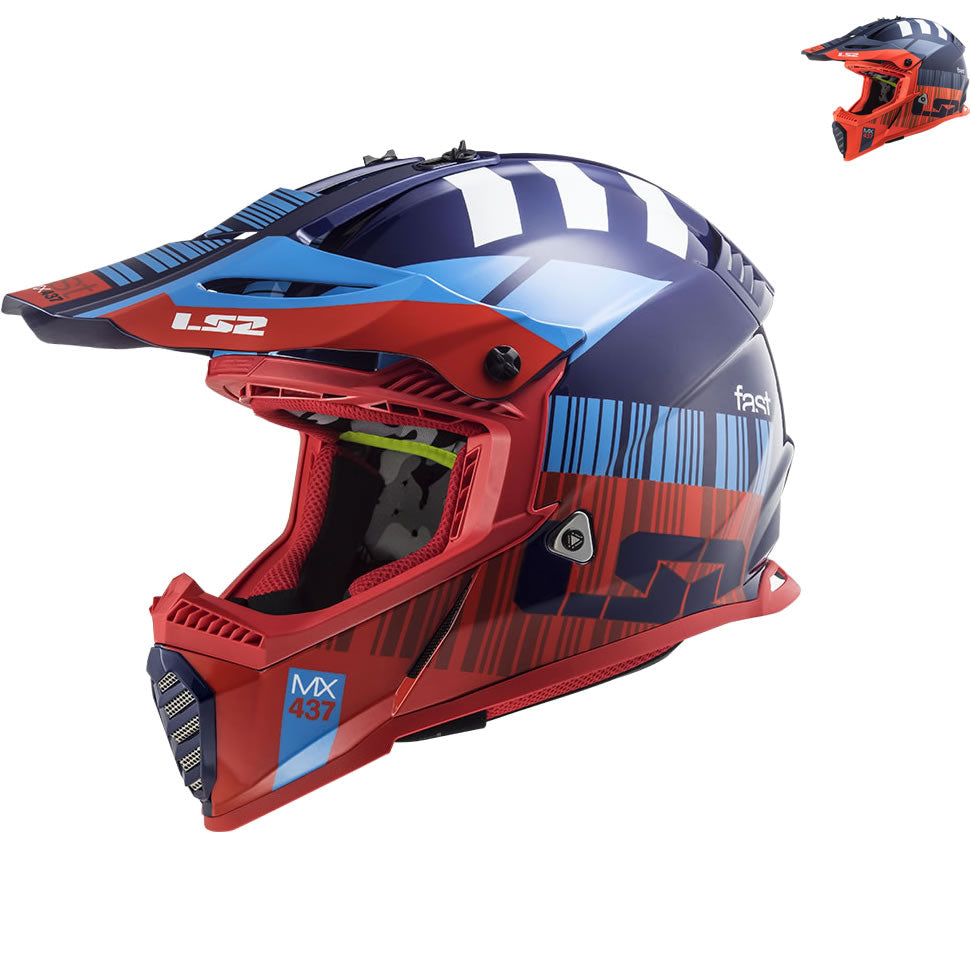 LS2 MX437 Fast Evo XCode Motocross Helmet – Ghostbikes