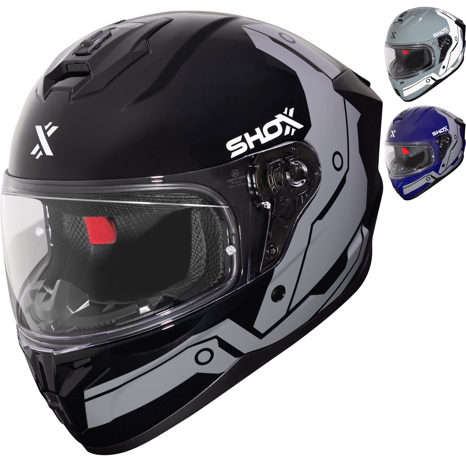 Shox Apex Tech ECE R22.06 Motorcycle Helmet – Ghostbikes