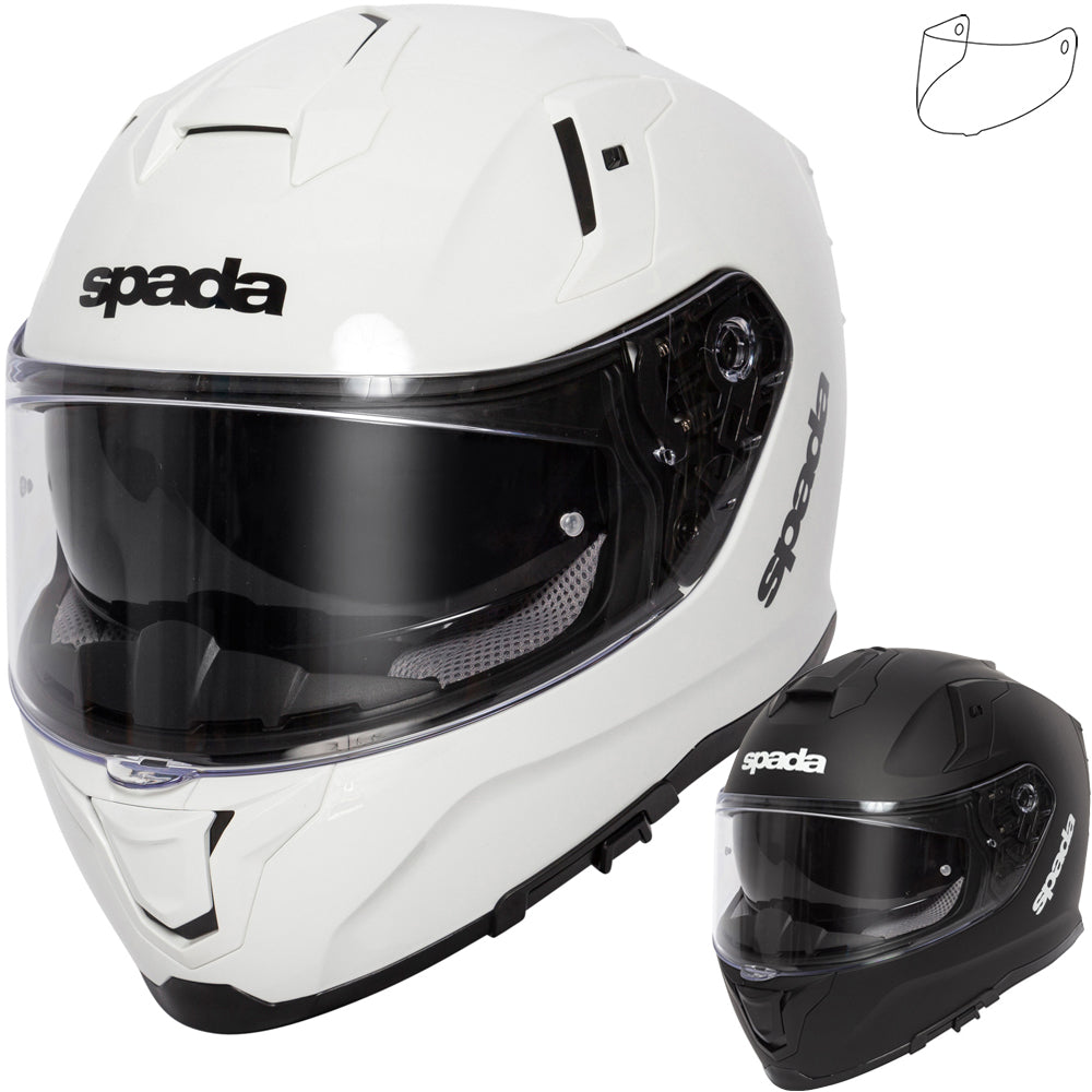 Spada SP1 Motorcycle Helmet & Visor – Ghostbikes