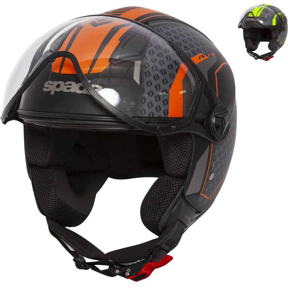 Spada Hellion Arrow Open Face Motorcycle Helmet – Ghostbikes