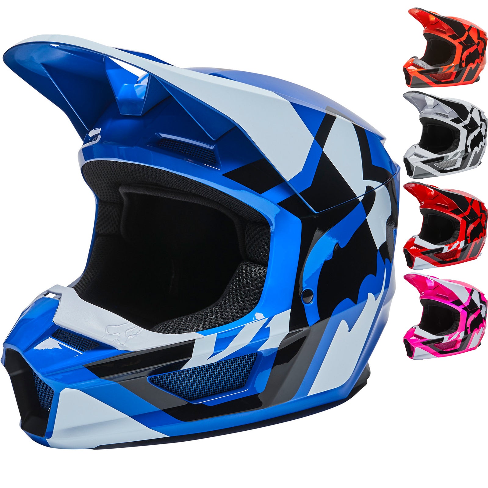 Fox Racing 2022 V1 Lux Motocross Helmet – Ghostbikes