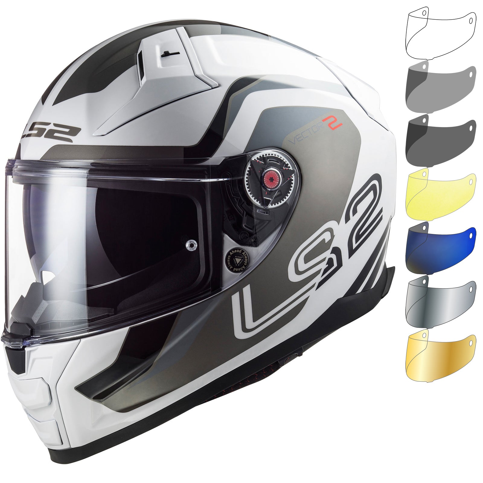 LS2 FF811 Vector II Metric Motorcycle Helmet – Ghostbikes