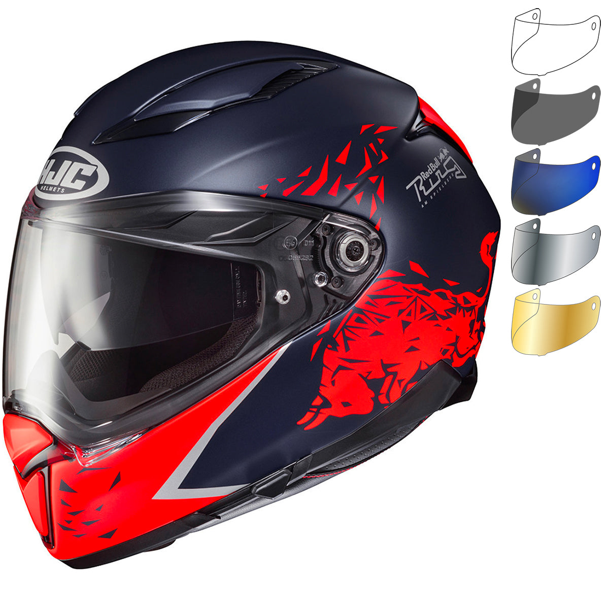 HJC F70 Spielberg Redbull Ring Motorcycle Helmet & Visor – Ghostbikes