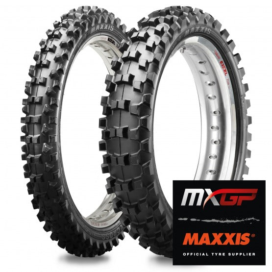 Maxxis MX-ST+ Big Wheel Tyre Set - 70/100-19" & 90/100-16" – Ghostbikes