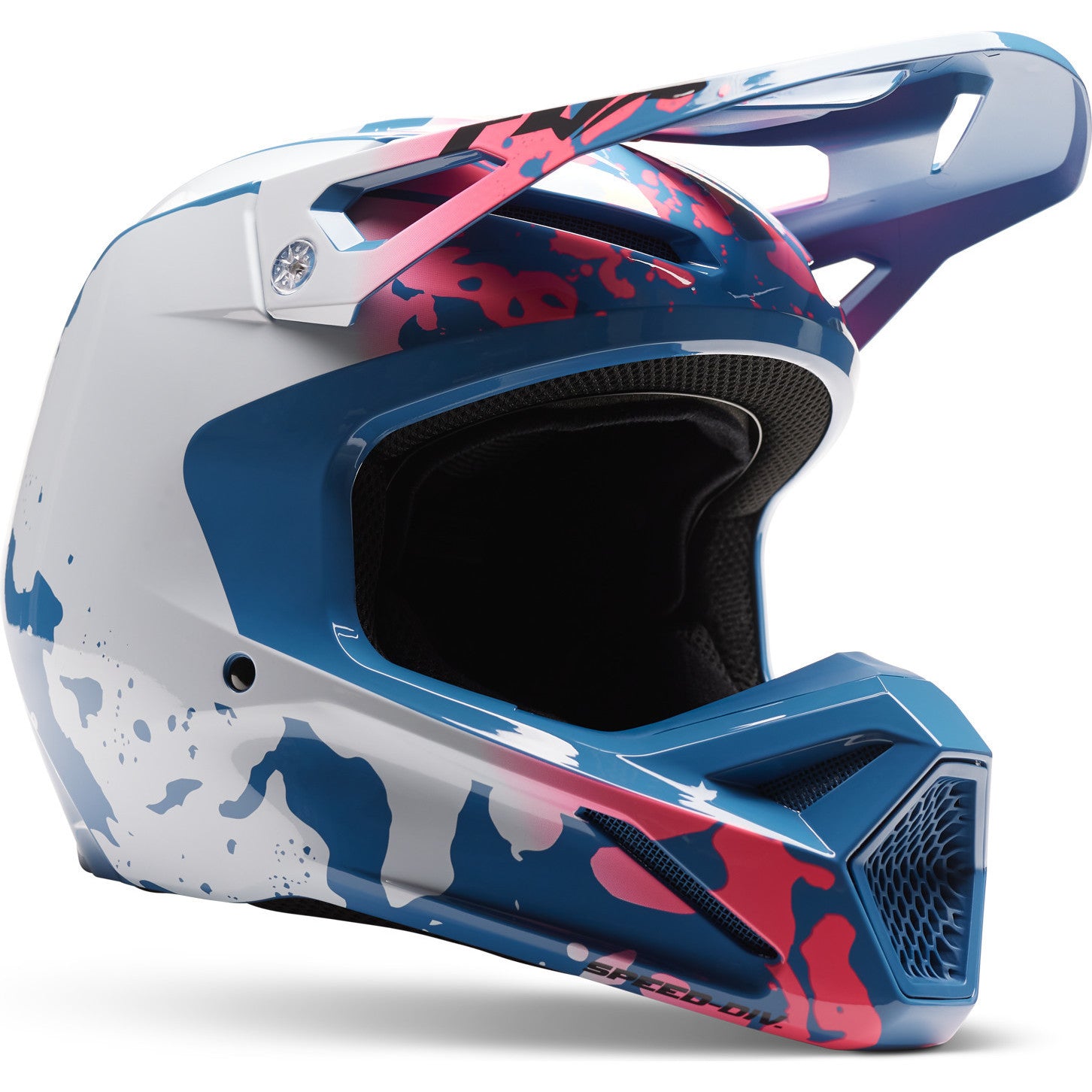 Fox Racing 2023 V1 Morphic Blueberry Motocross Helmet – Ghostbikes