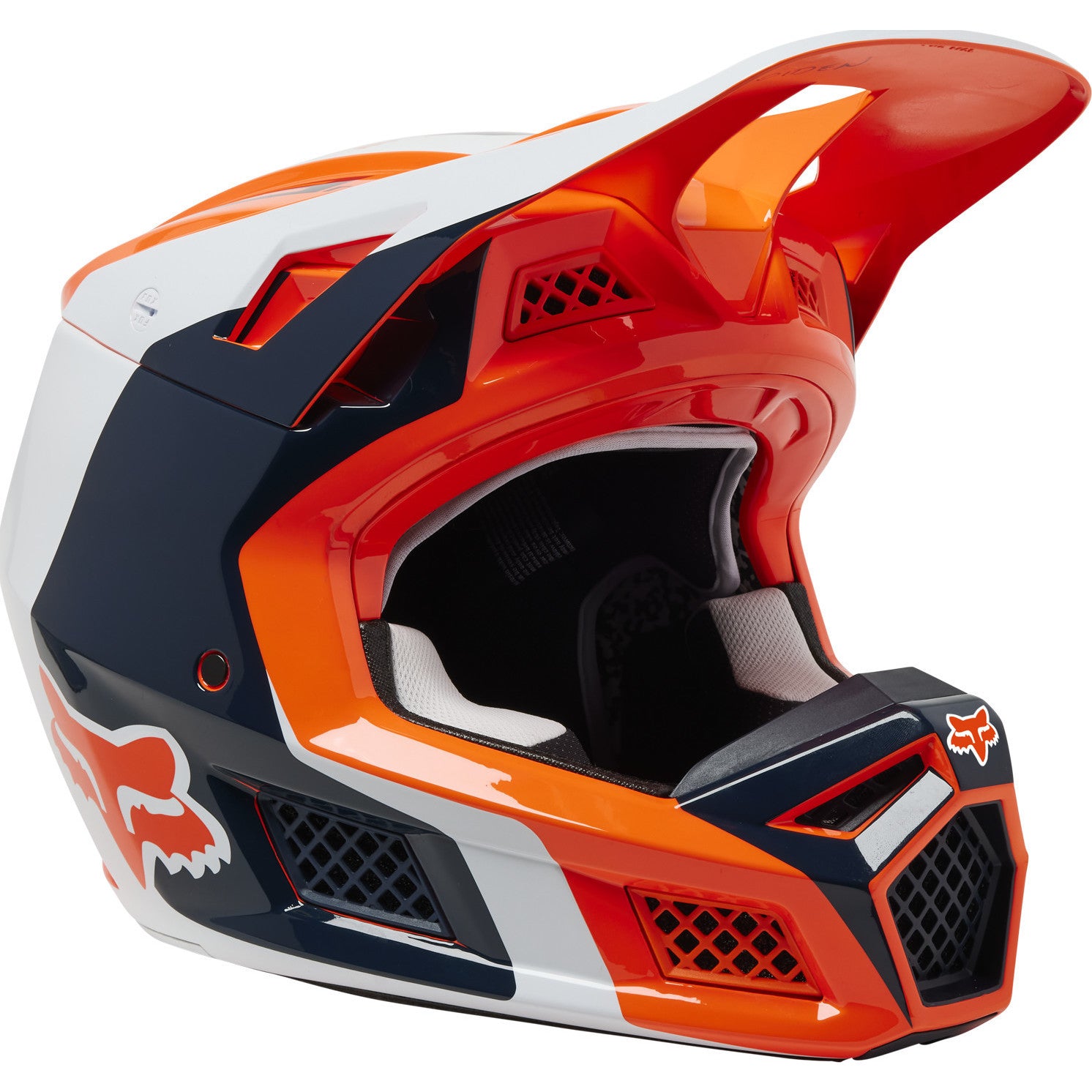 Fox Racing 2023 V3 RS Efekt Flo Orange Motocross Helmet – Ghostbikes
