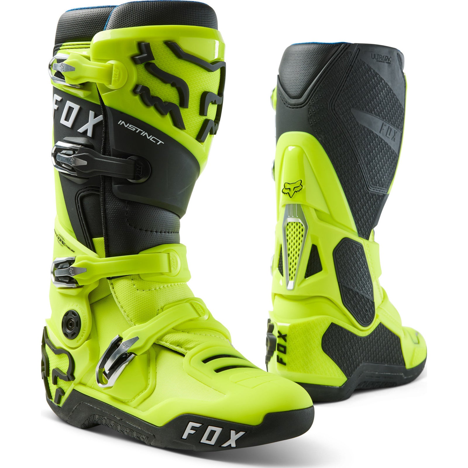 Fox Racing Instinct 2.0 Flo Yellow Motocross Boots – Ghostbikes