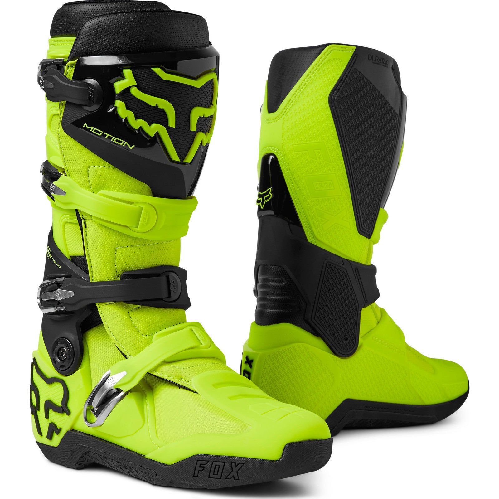 Fox Racing Motion Flo Yellow Motocross Boots – Ghostbikes