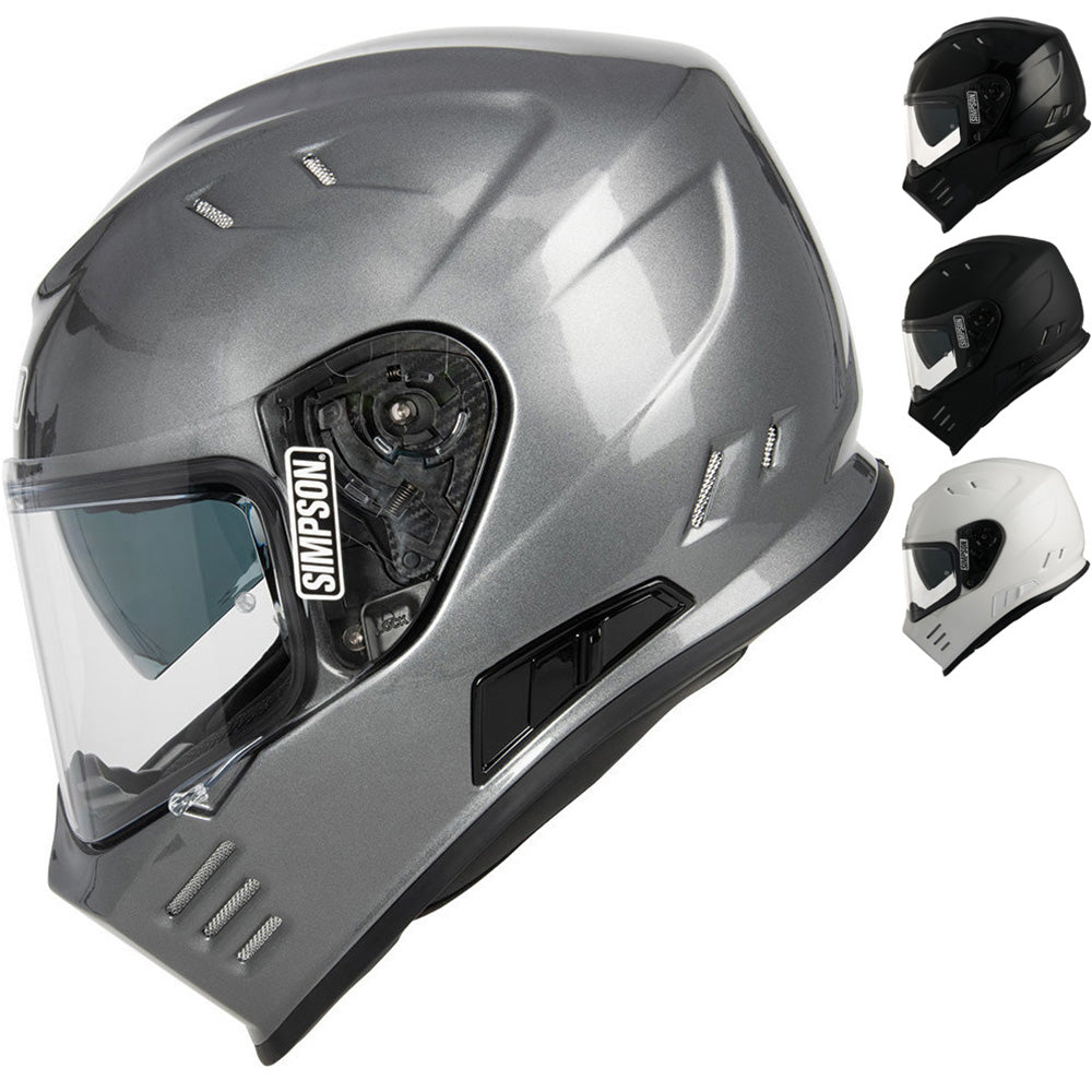Simpson Venom Solid Motorcycle Helmet – Ghostbikes