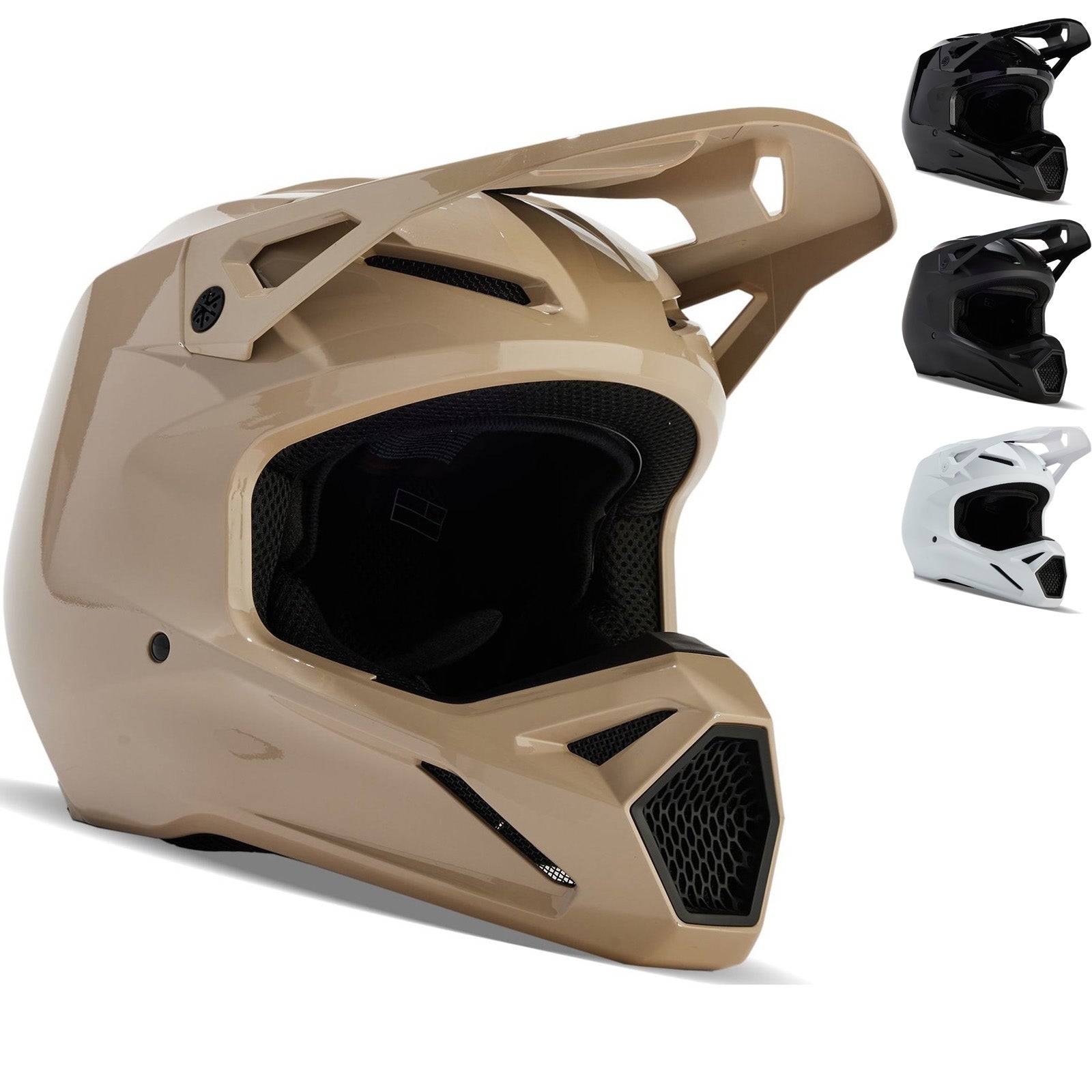 Fox Racing 2024 V1 Solid Motocross Helmet – Ghostbikes