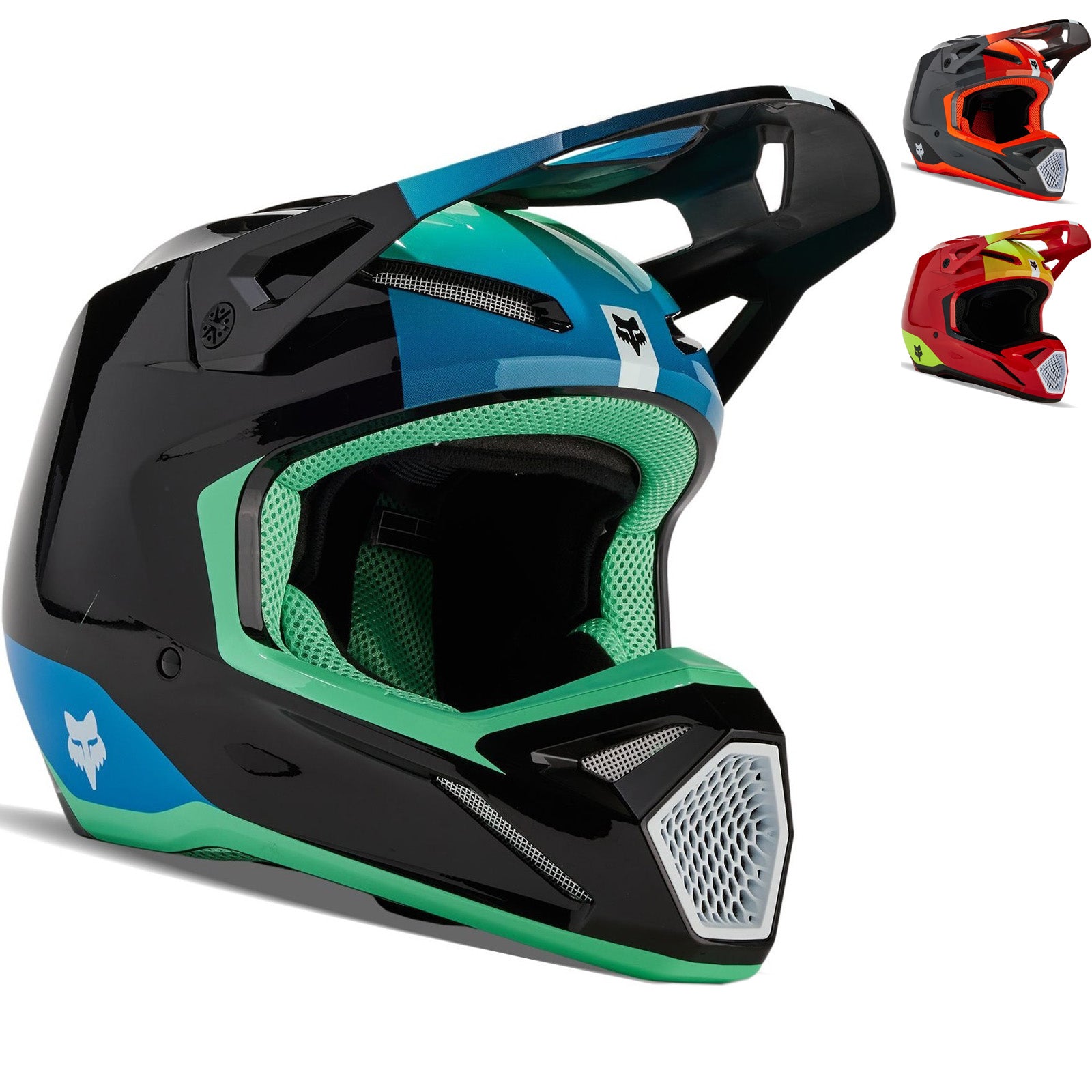 Fox Racing 2024 V1 Ballast Motocross Helmet – Ghostbikes