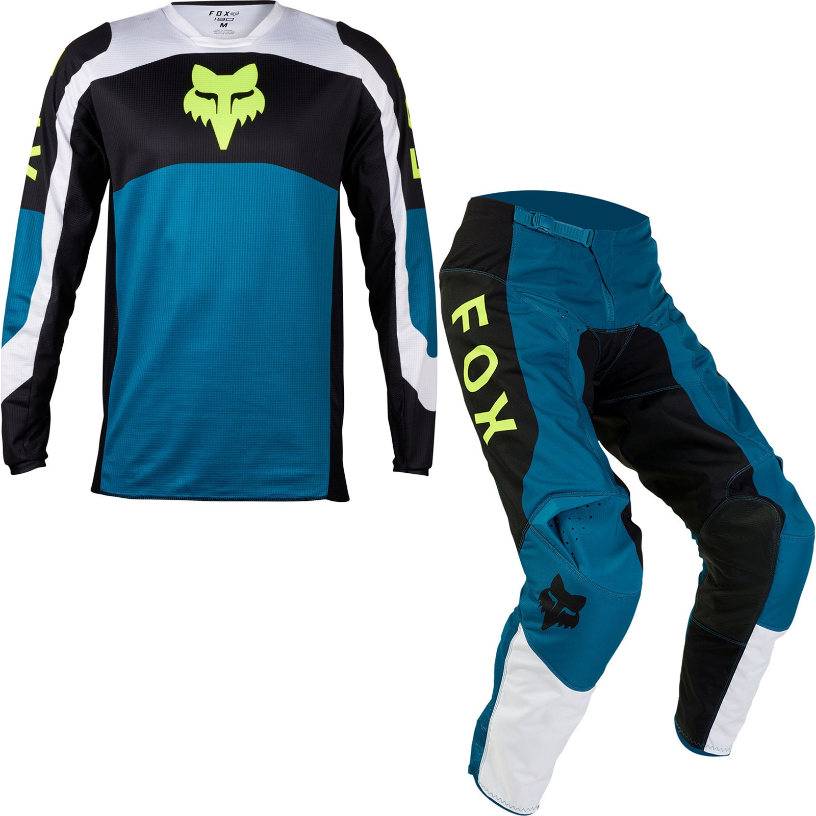 Fox Racing 2024 180 Nitro Motocross Jersey & Pants Maui Blue Kit ...