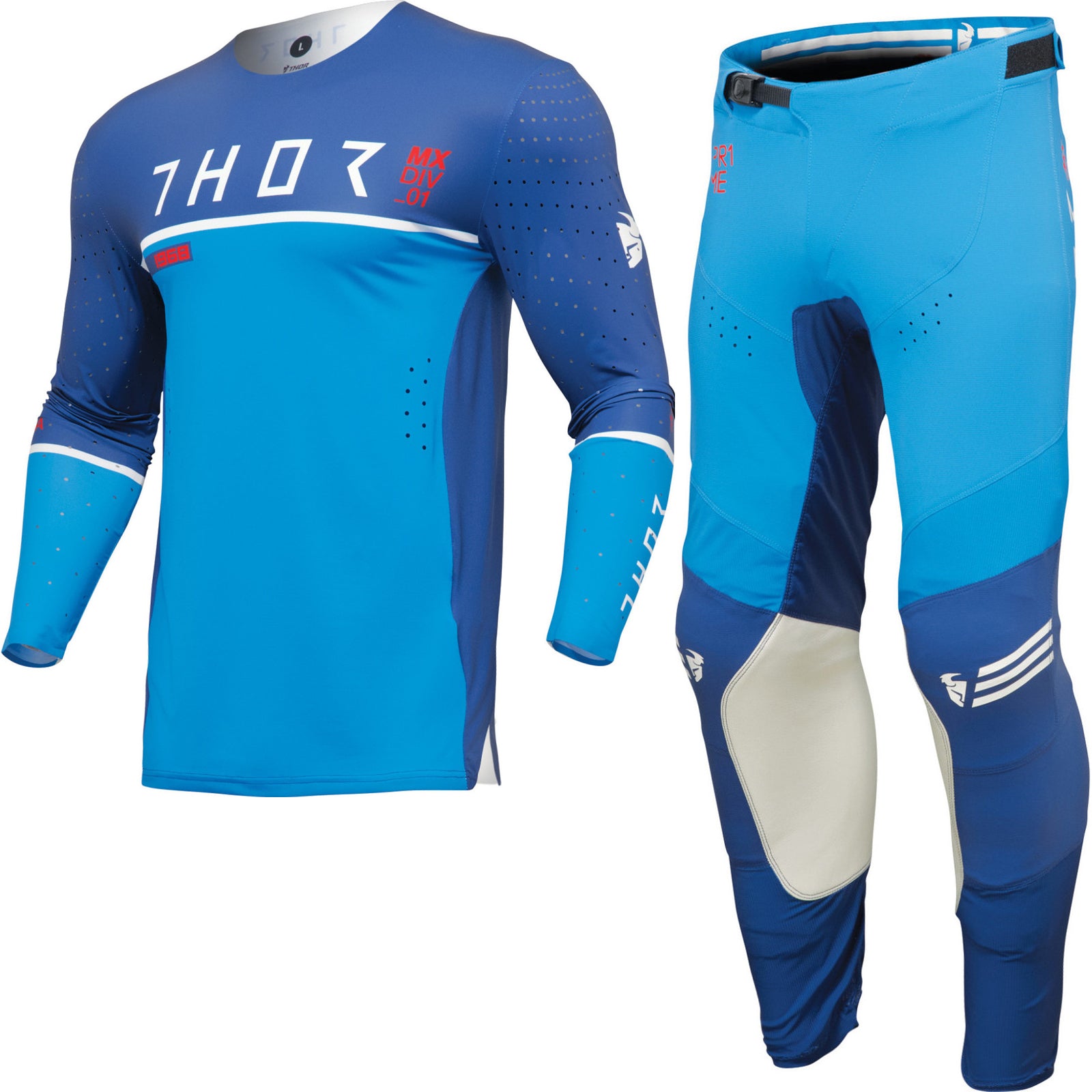 Thor Prime Ace 2024 Motocross Jersey & Pants Navy Blue Kit – Ghostbikes