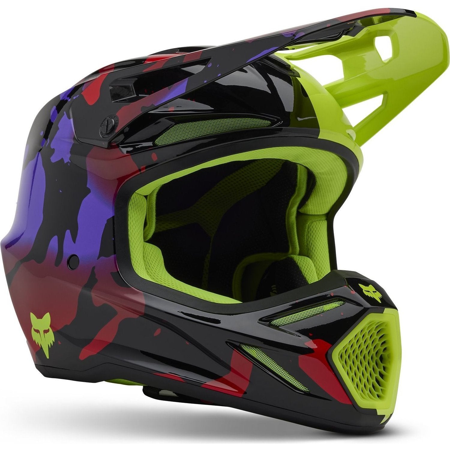 Fox Racing 2025 V3 MIPS Throttle Motocross Helmet – Ghostbikes