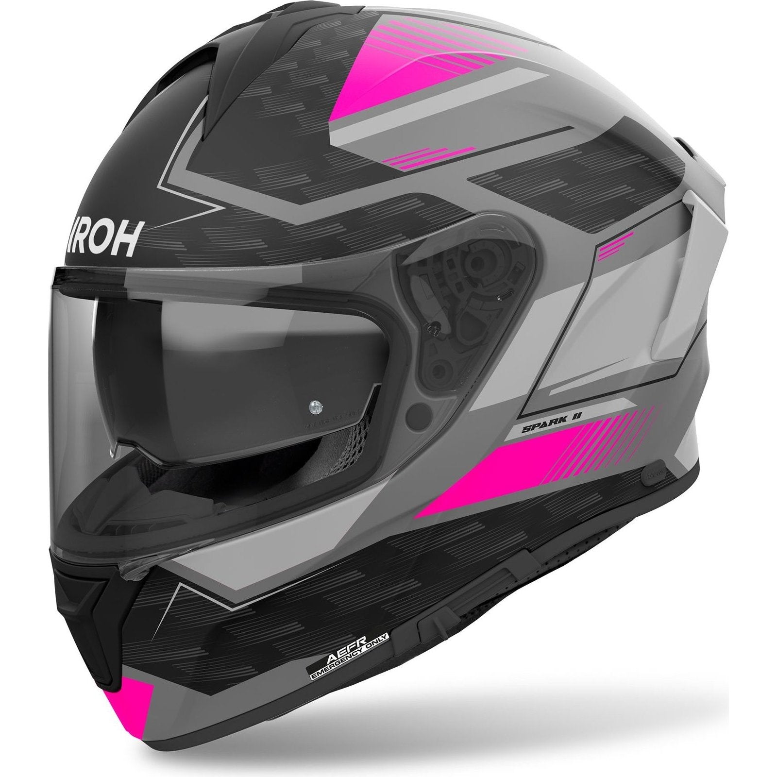 Airoh Spark 2 Zenith Motorcycle Helmet - Matt Pink – Ghostbikes