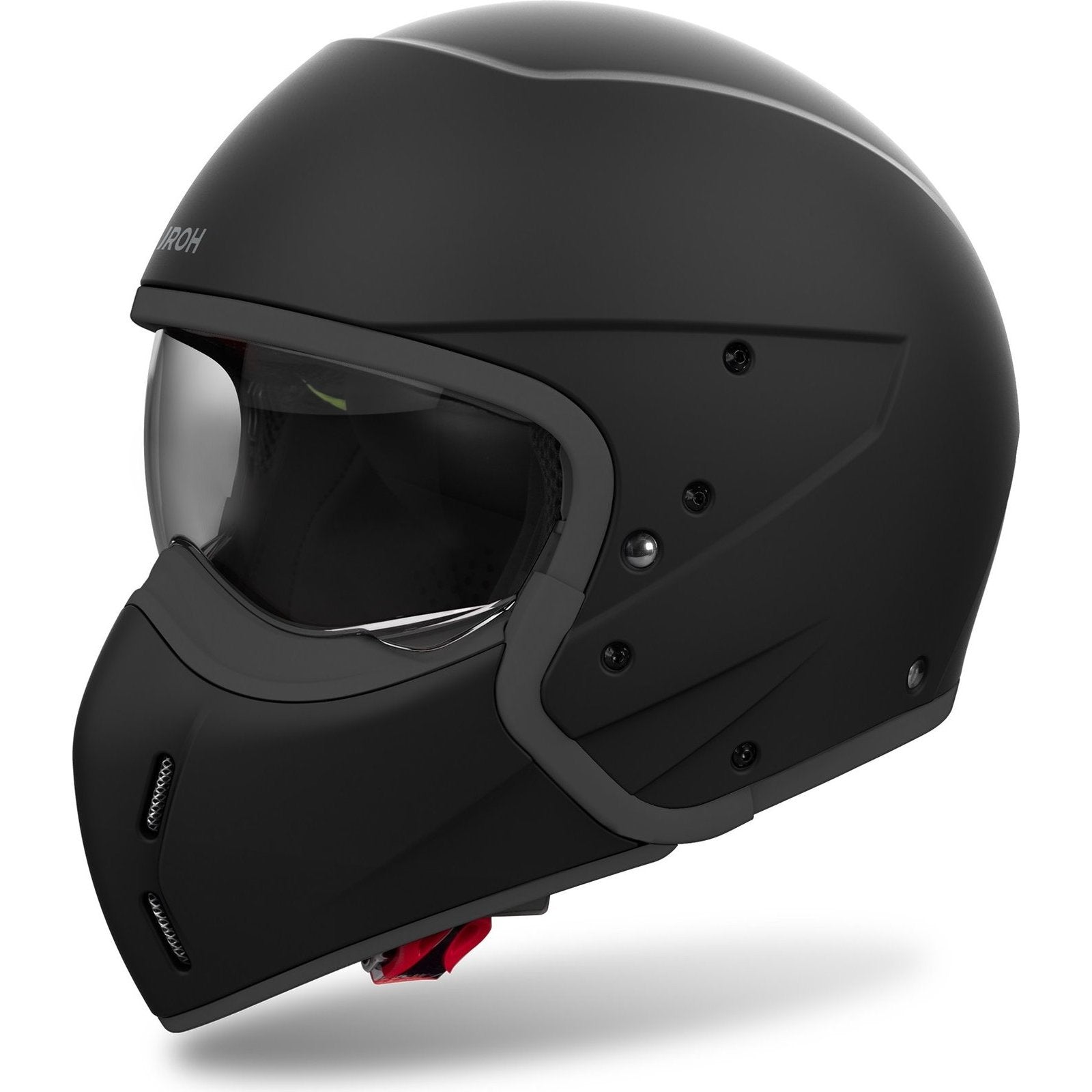 Airoh J110 Color Convertible Motorcycle Helmet - Matt Black – Ghostbikes