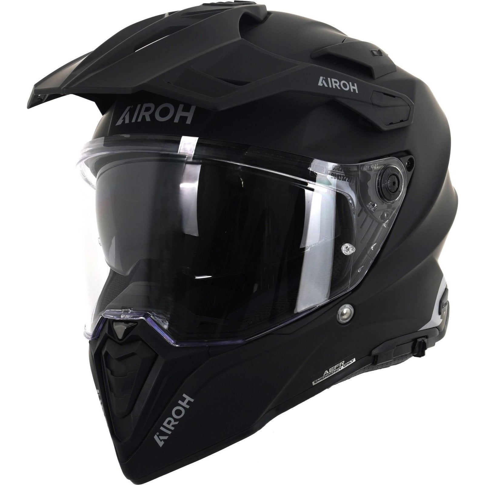 Airoh Commander 2 Color Dual Sport Helmet - Matt Black – Ghostbikes