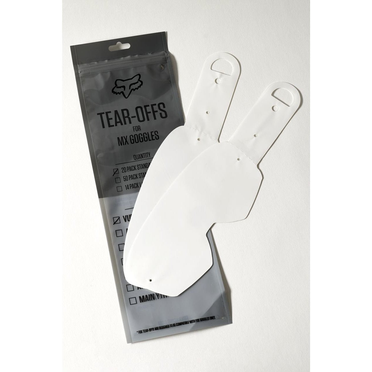 Fox Racing Airspace & Main VLS Goggle Tear-Offs (20pcs) – Ghostbikes