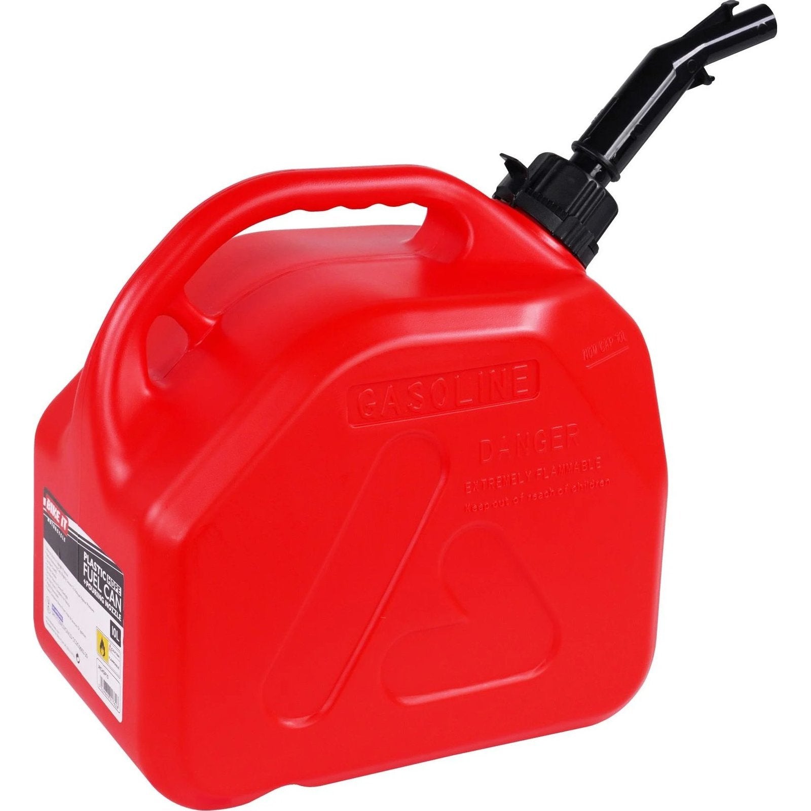 Bike It Fuel Can with Push-to-Pour Nozzle - 10L Red – Ghostbikes