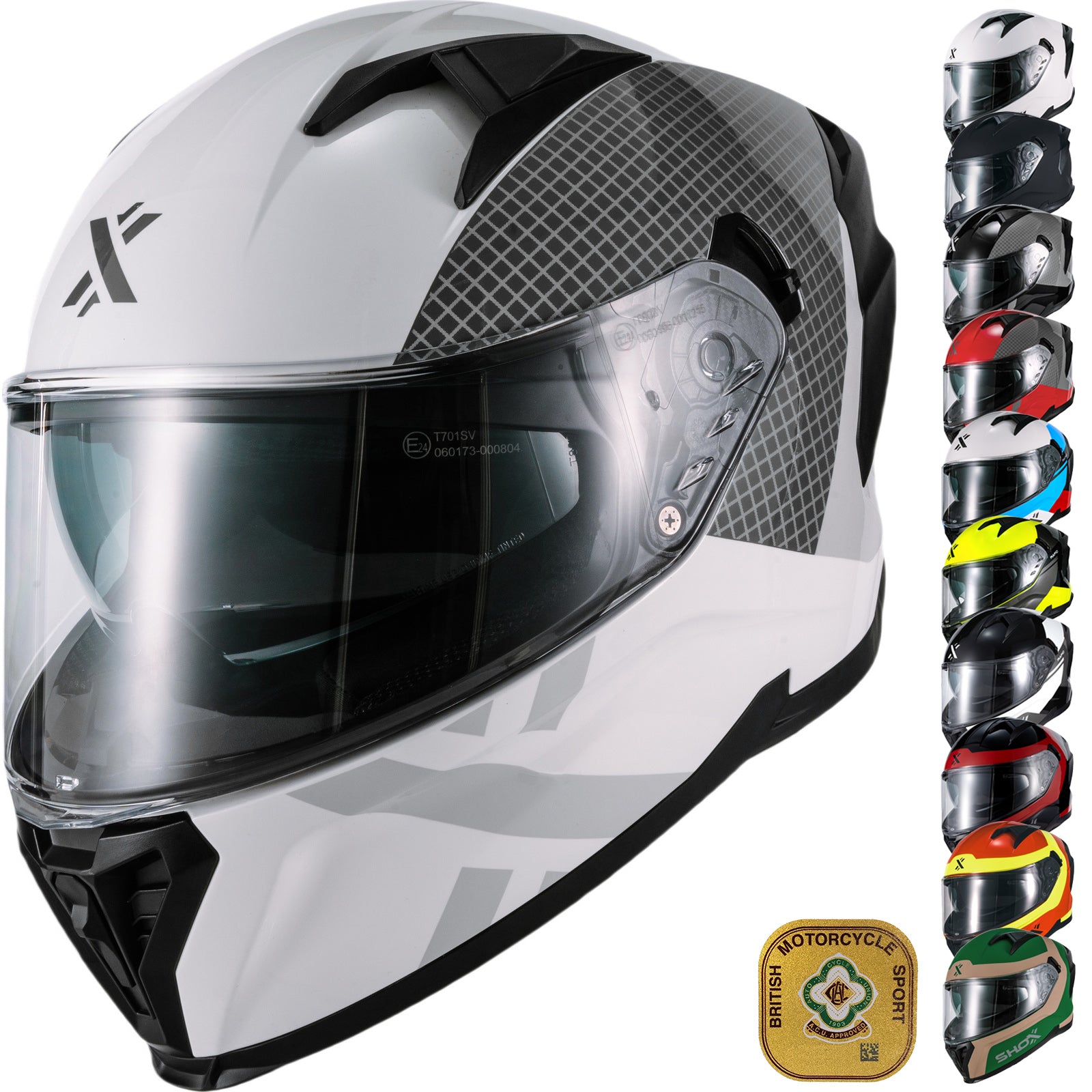Shox Rapid ACU Motorcycle Helmet – Ghostbikes
