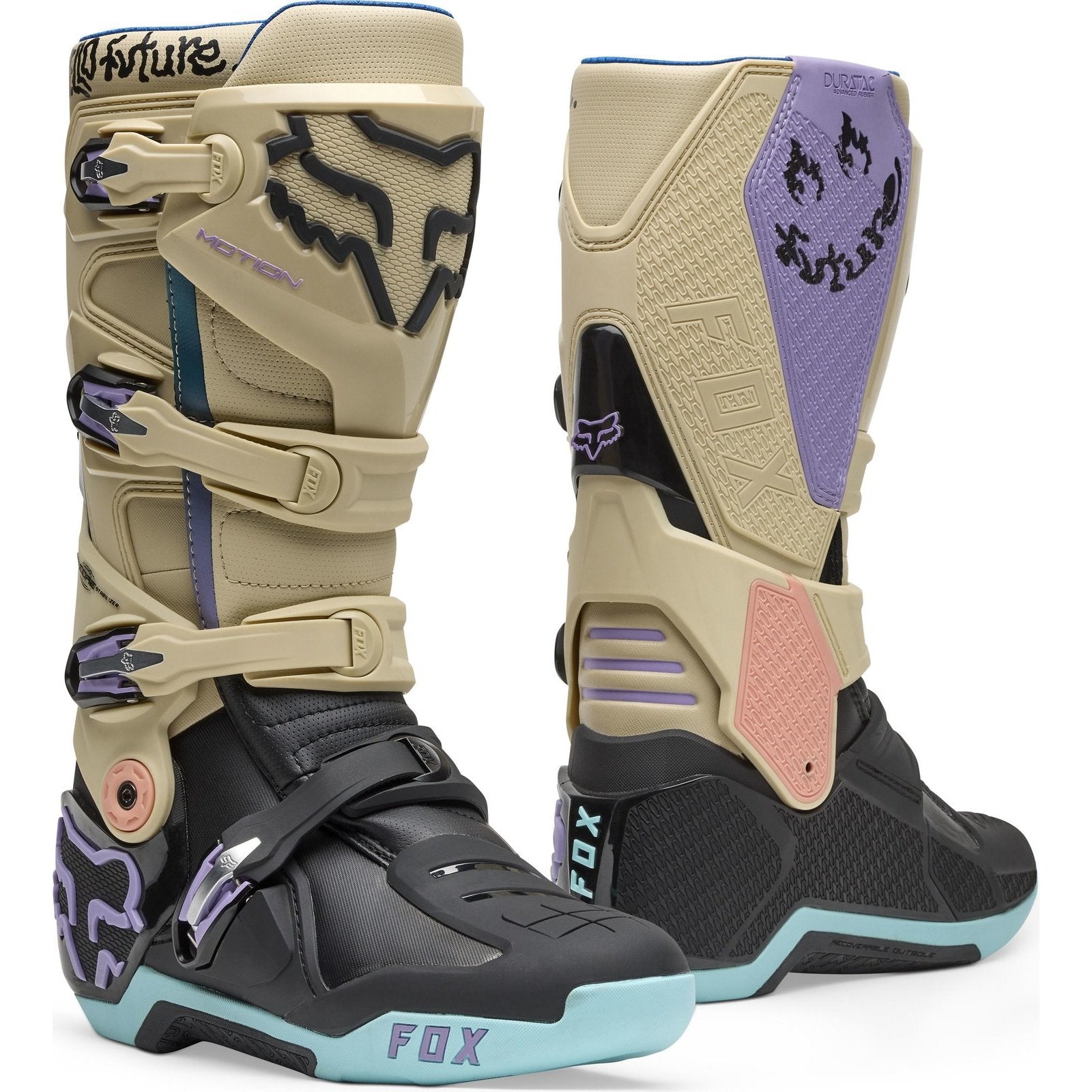 Fox Racing 2025 Motion Hello Future Motocross Boots - Ash – Ghostbikes