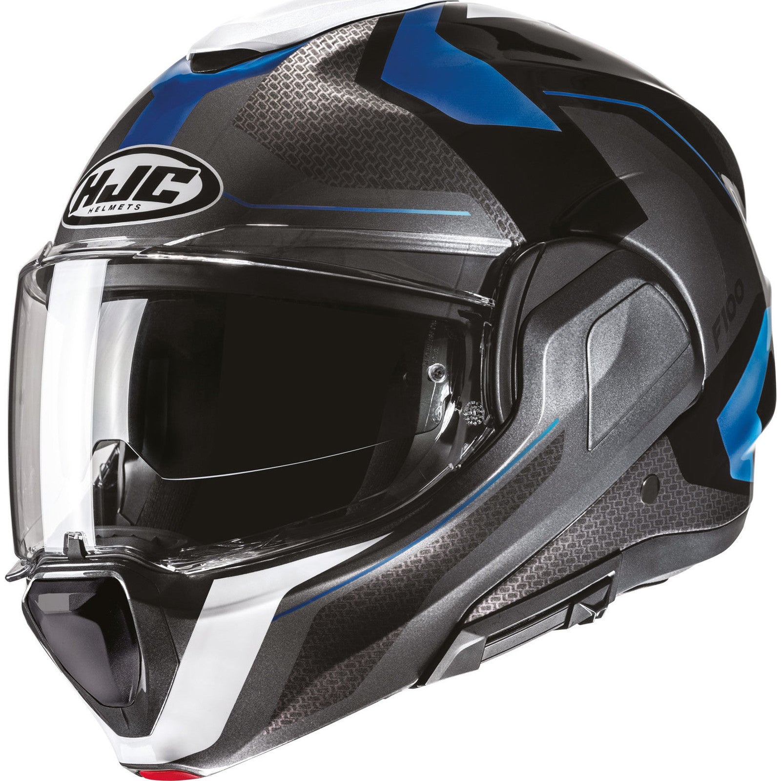 HJC F100 Bios Flip Front Motorcycle Helmet - Blue – Ghostbikes