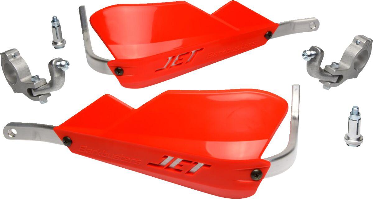 Barkbusters JET Wrap Around Hand Guards For Tapered Handlebars - Red ...