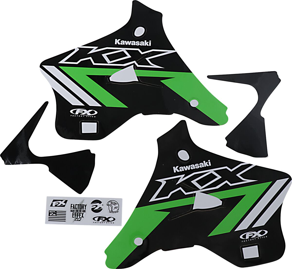 Factory Effex Evo Series Shroud Graphic Kit - Kawasaki KX250 1994-1998 ...