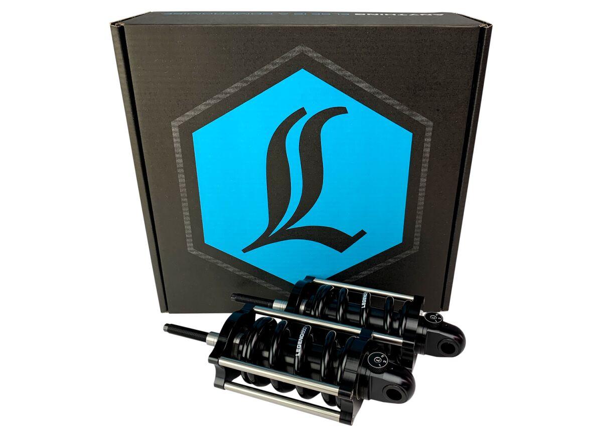 Legend Suspension REVO-A Adjustable Softail Coil Suspension Shocks For ...