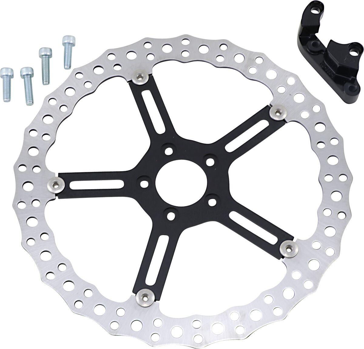 Arlen Ness Big Brake Jagged Floating Brake Disc Kit For Harley Davidso ...