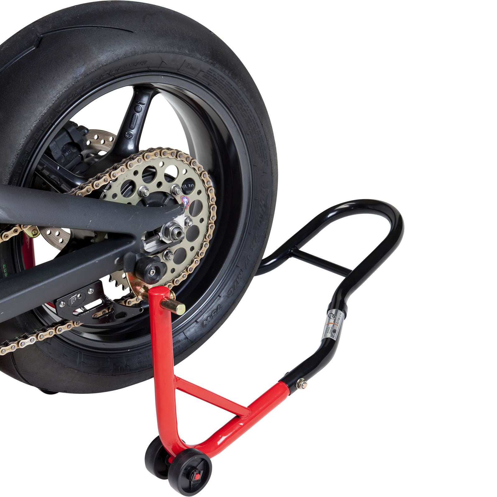 Black Pro Range Rear Paddock Stand (B5072 with Bobbin Hooks) – Ghostbikes